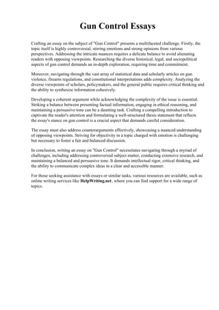 Gun Control Essays.pdf