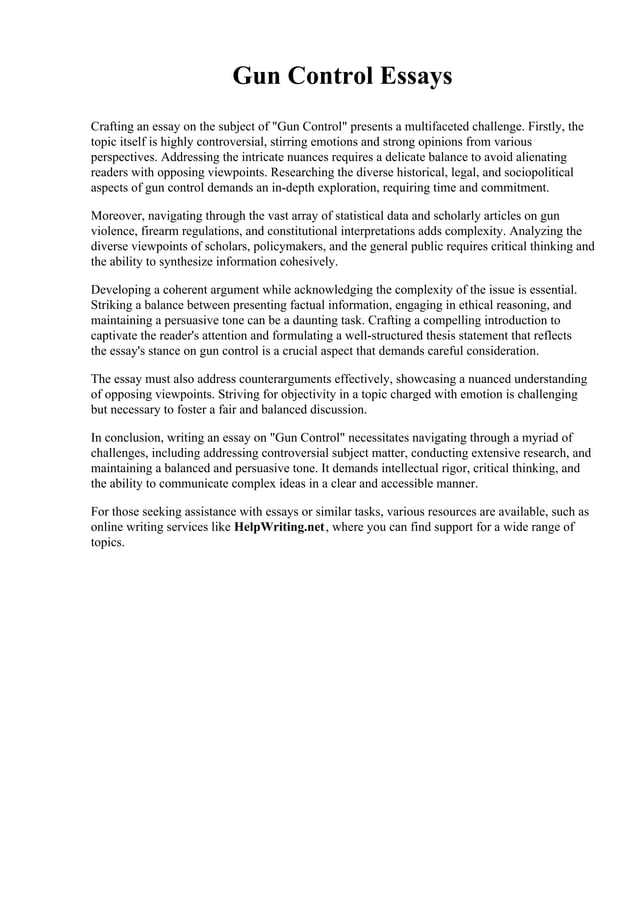 Gun Control Essays.pdf