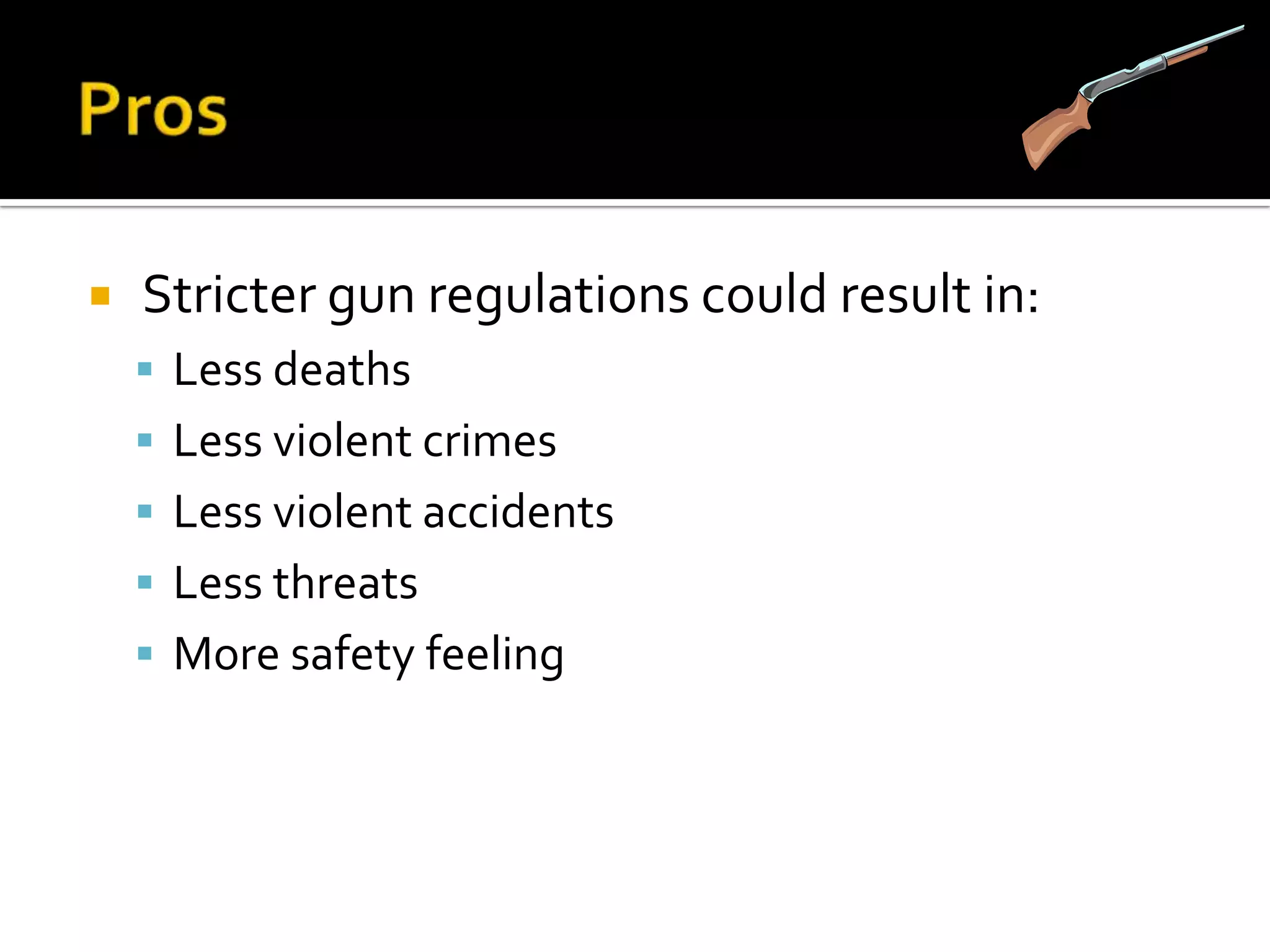 Gun control powerpoint | PPTX