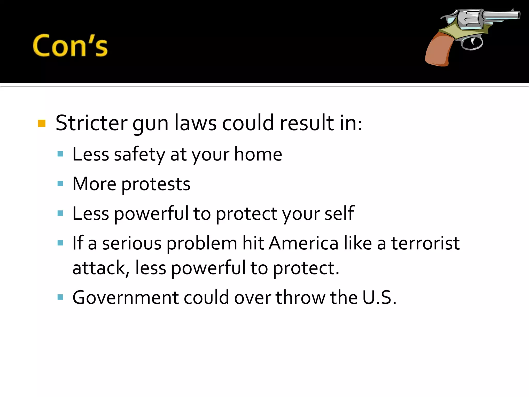 Gun control powerpoint | PPTX