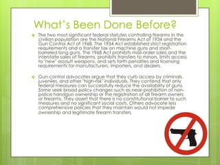 Gun control presentation | PPTX