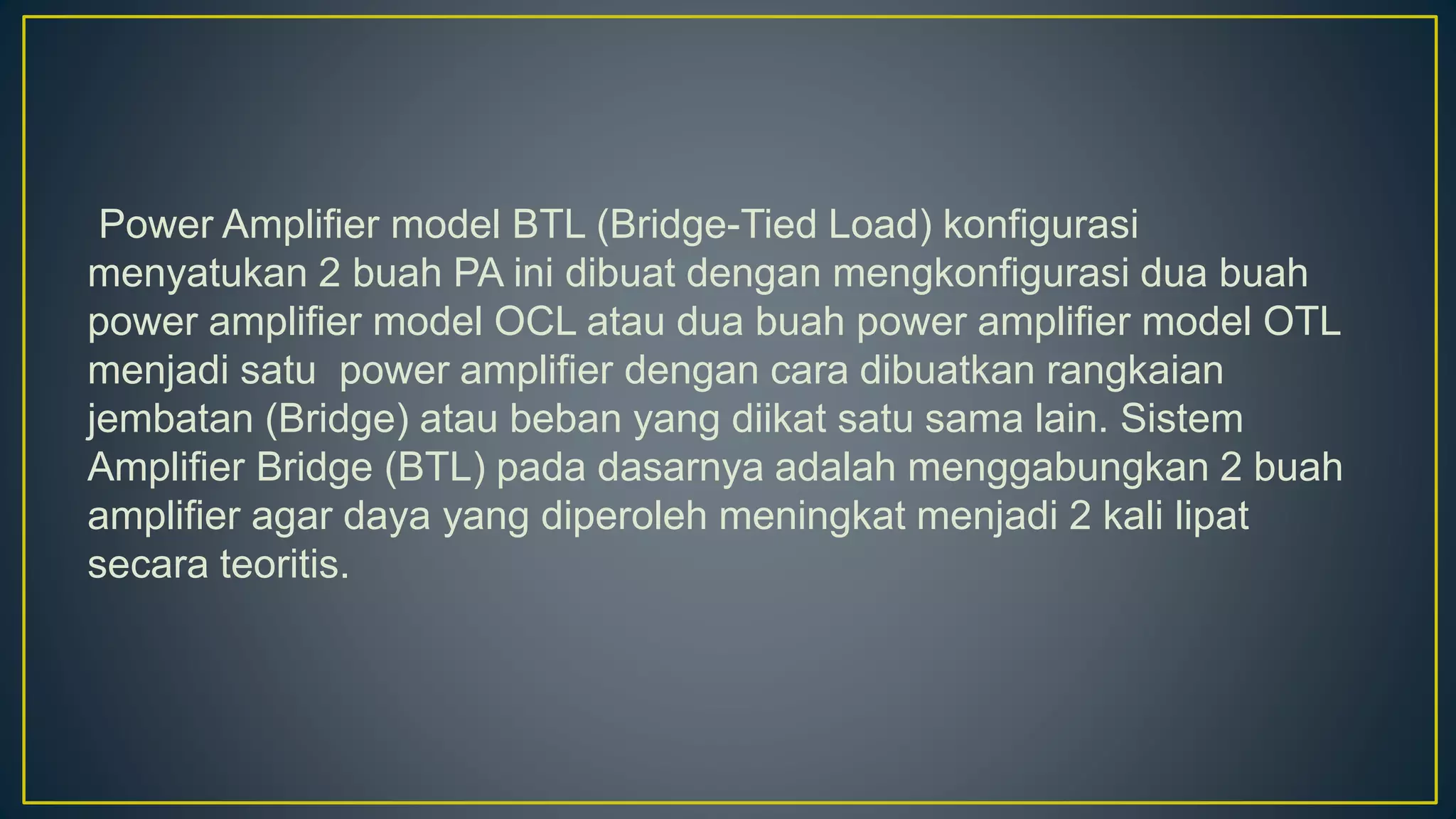 Amplifier dan Operational Amplifier | POTX