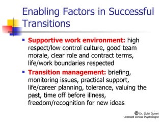 Guneri transition psychology | PPT