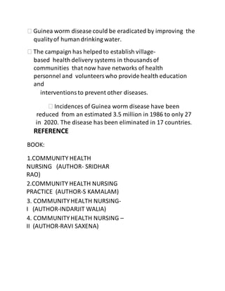 guniea worm infection programme.docx