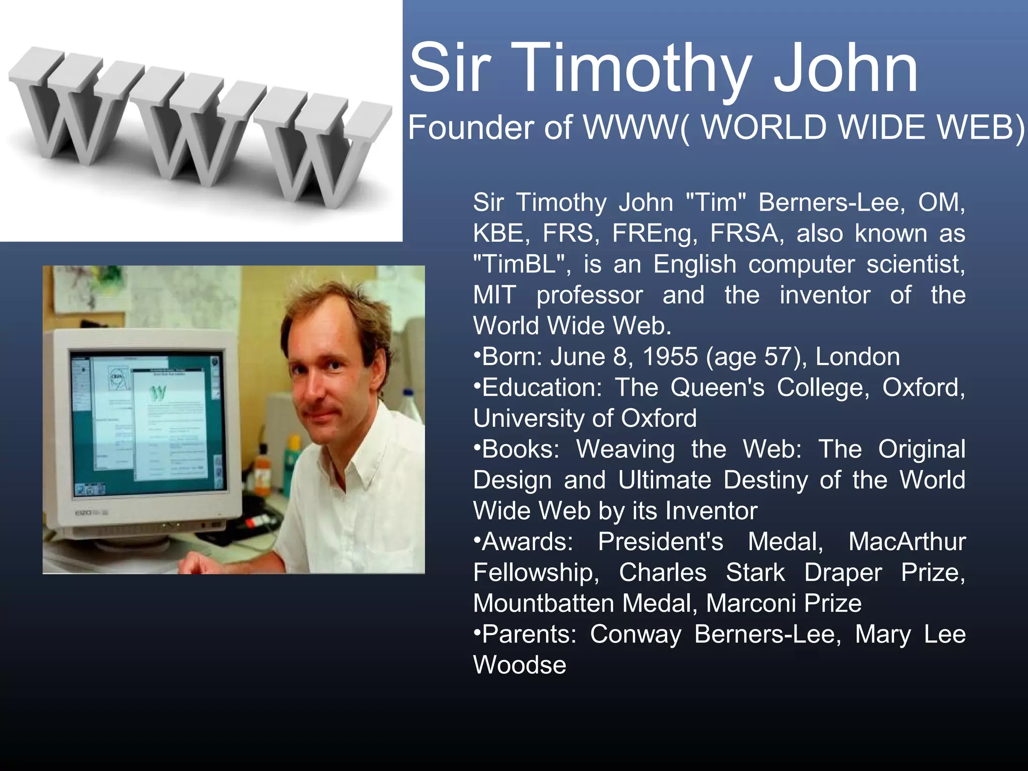 Top People In Computer Technology | PPT