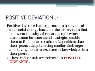 positive deviation | PPT