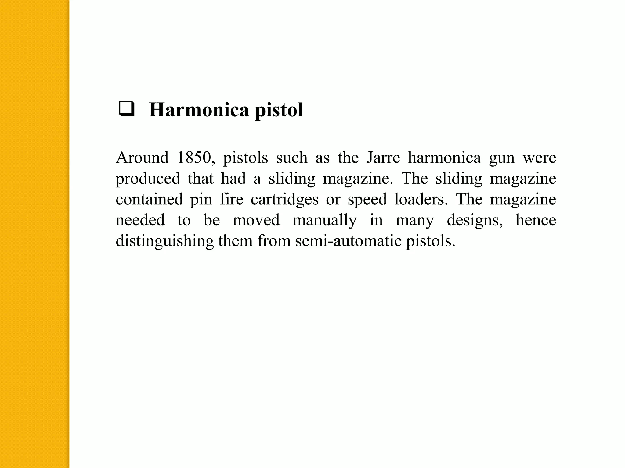 Gun mechanism study | PPTX