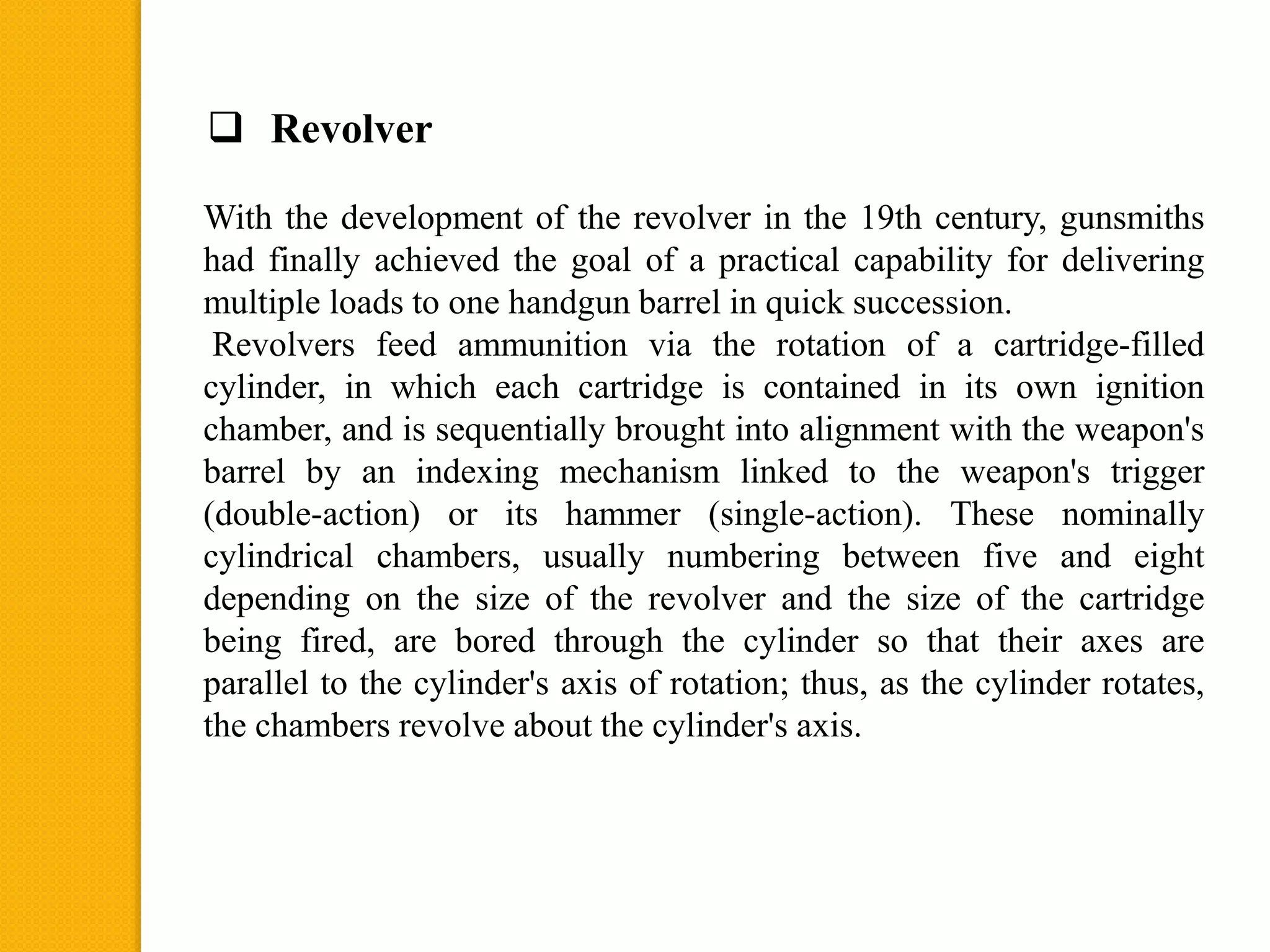 Gun mechanism study | PPTX