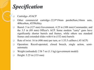 Gun mechanism study | PPTX
