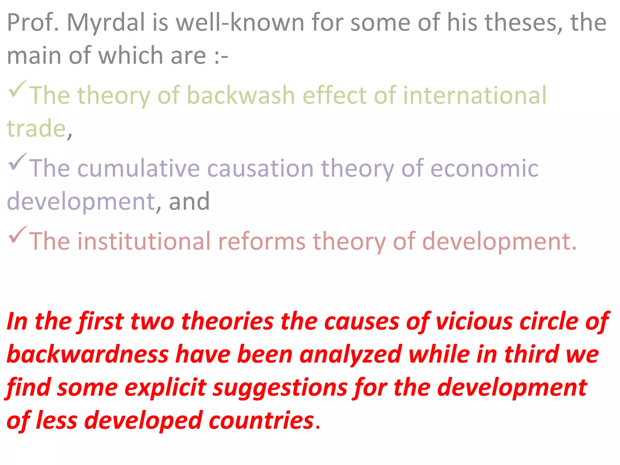 Gunnar myrdal presentation | PPT