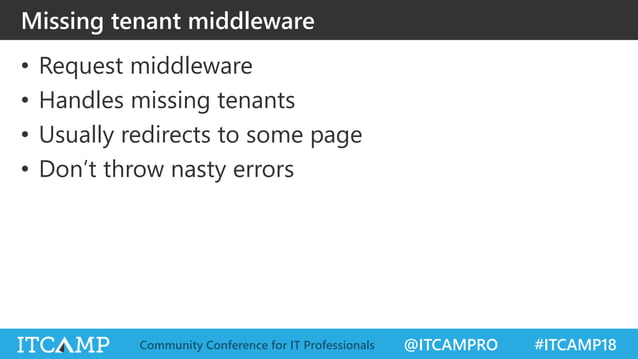 Multi Tenant Web Applications With Aspnet Core Ppt