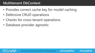 Multi-tenant web applications with ASP.NET Core | PPT