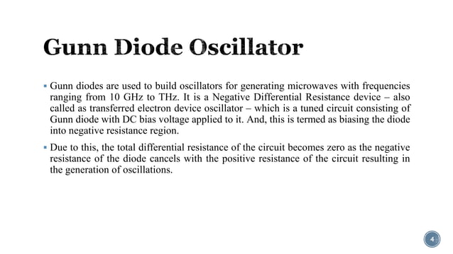 Gunn diode | PPT