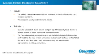 Ballistic Protection Solutions - Gunnebo | PPTX