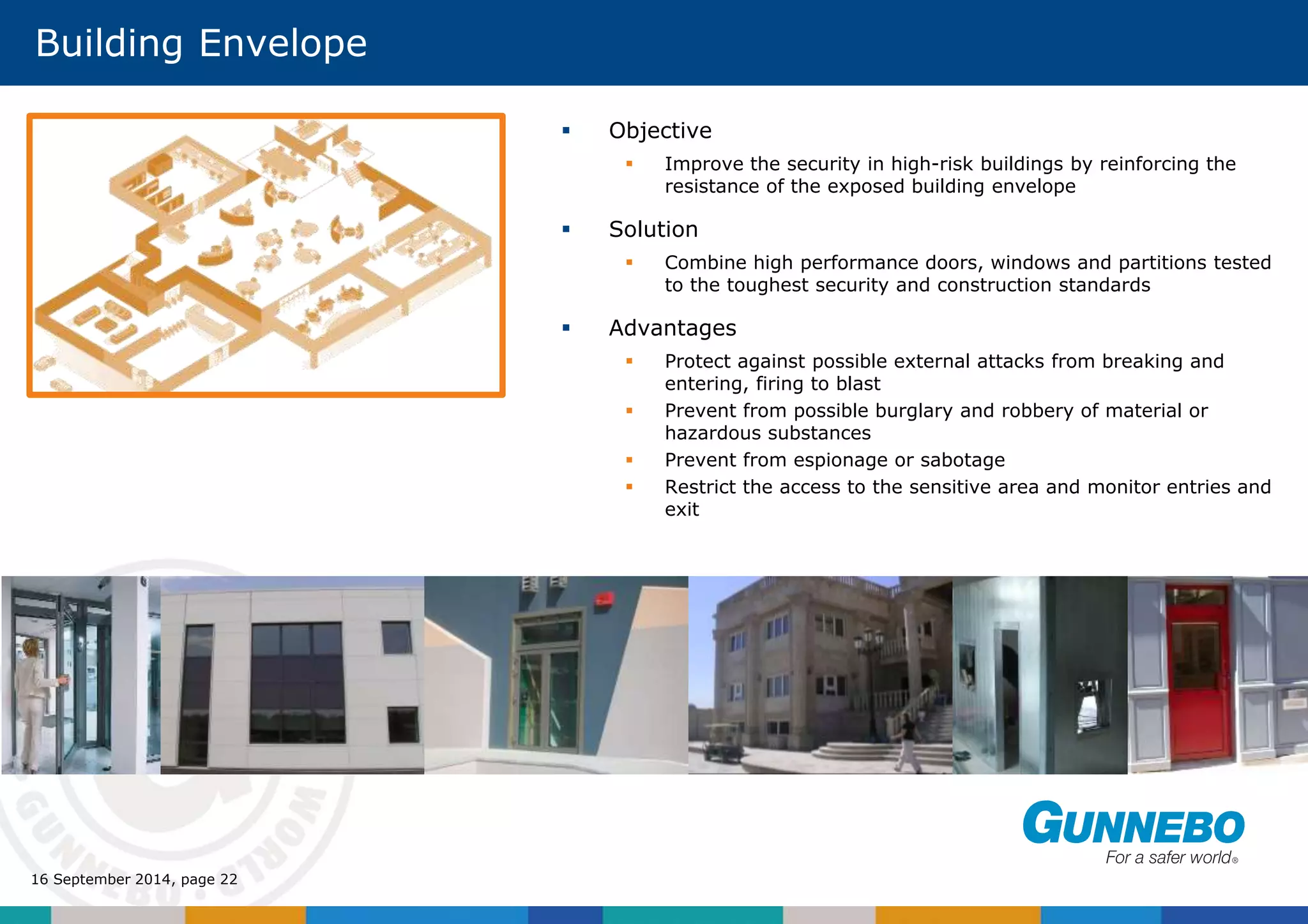 Gunnebo entrance control introduction gunnebo | PPTX