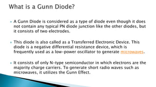 Gunn Diode | PPTX