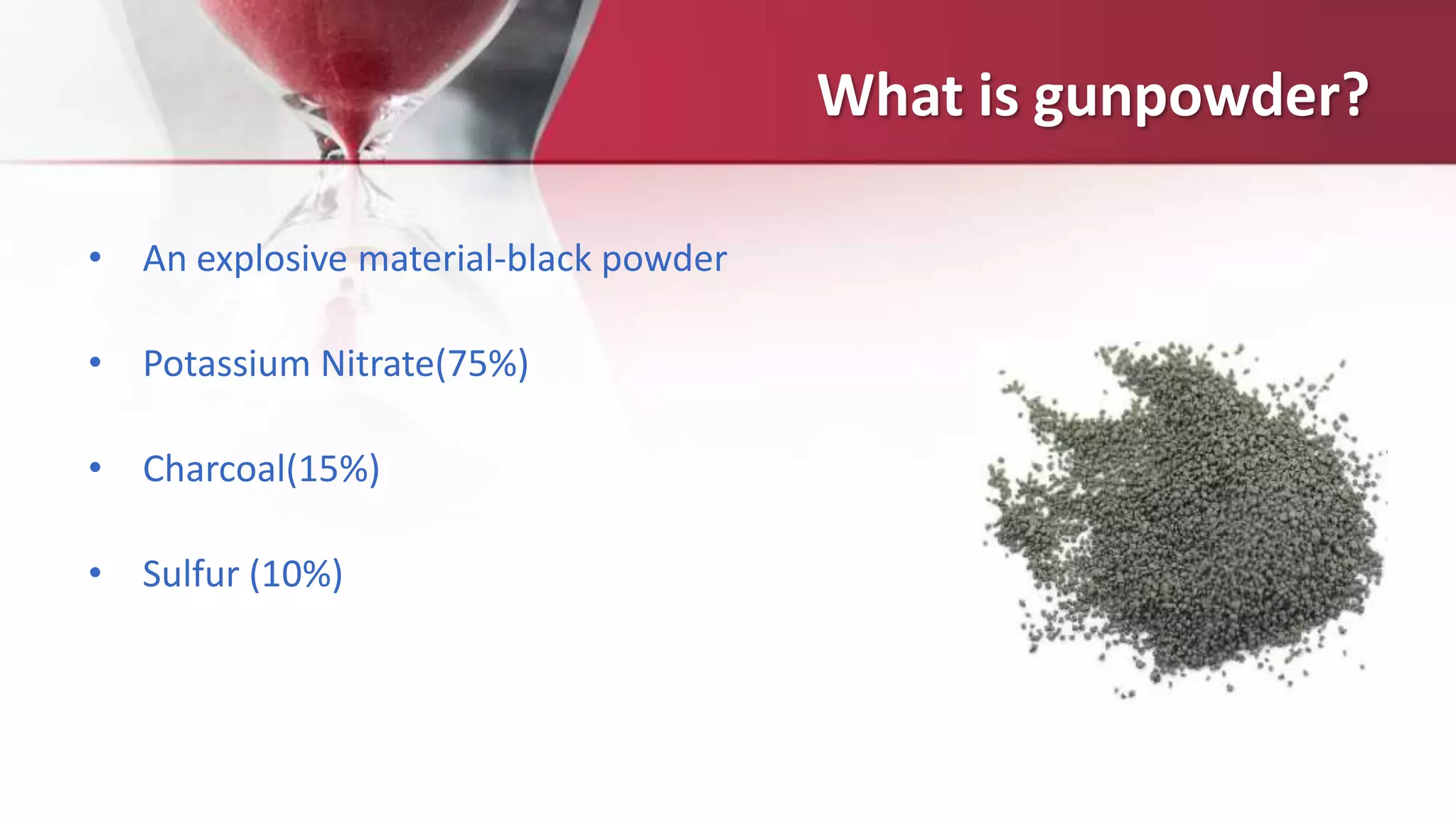 GUN POWDER | PPTX | Arms & Ammunition | Sensitive Topics