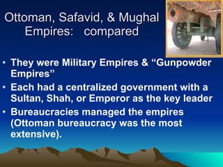 Gunpowder empires compared | PPT | Islam | Religion & Spirituality