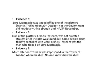 Gunpowder Plot | PPT