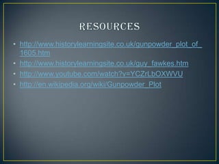 Gunpowder plot ppp | PPTX