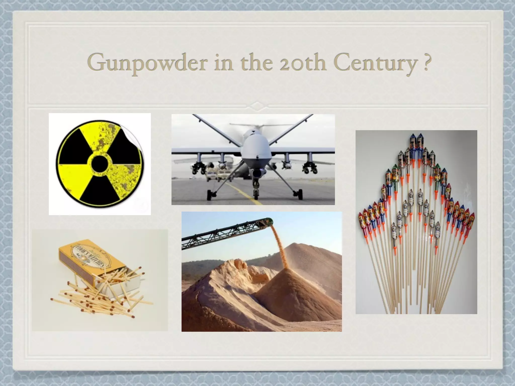 Gunpowder powerpoint base | KEY