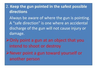 Gun safety | PPTX