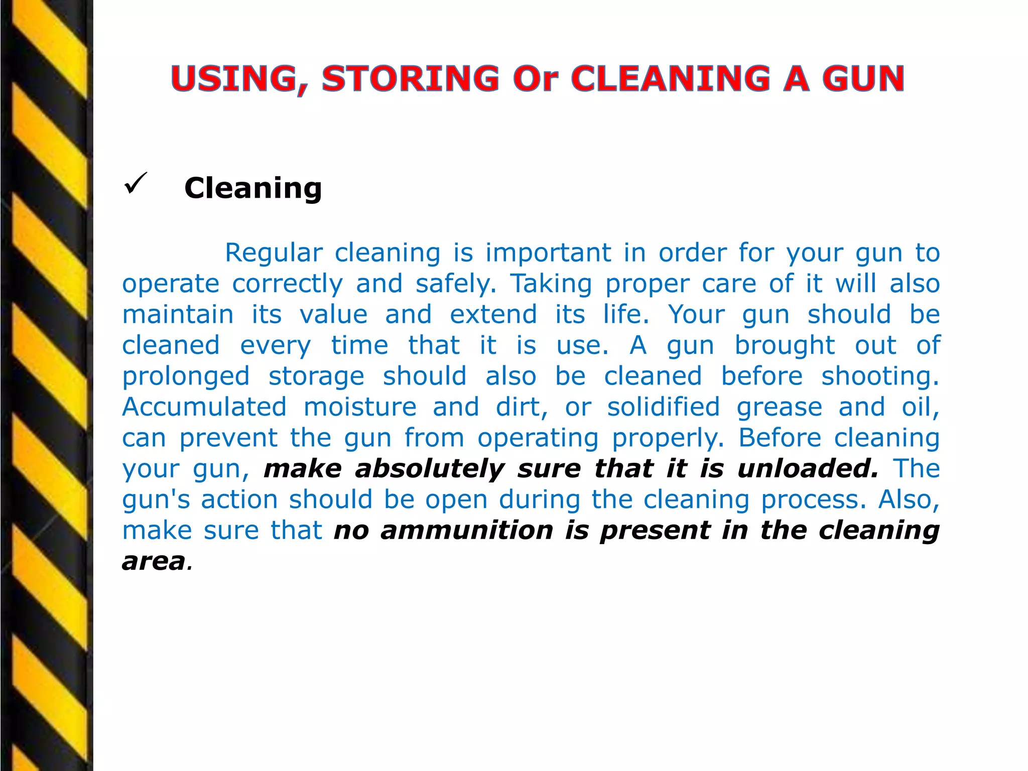 Gun Safety Handling | PPT