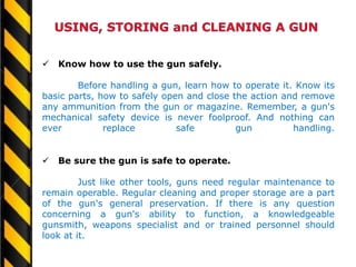 Gun Safety Handling | PPT