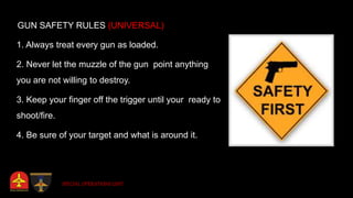 GUNSAFETY RULES -Universal Law of Gun Safety.pptx