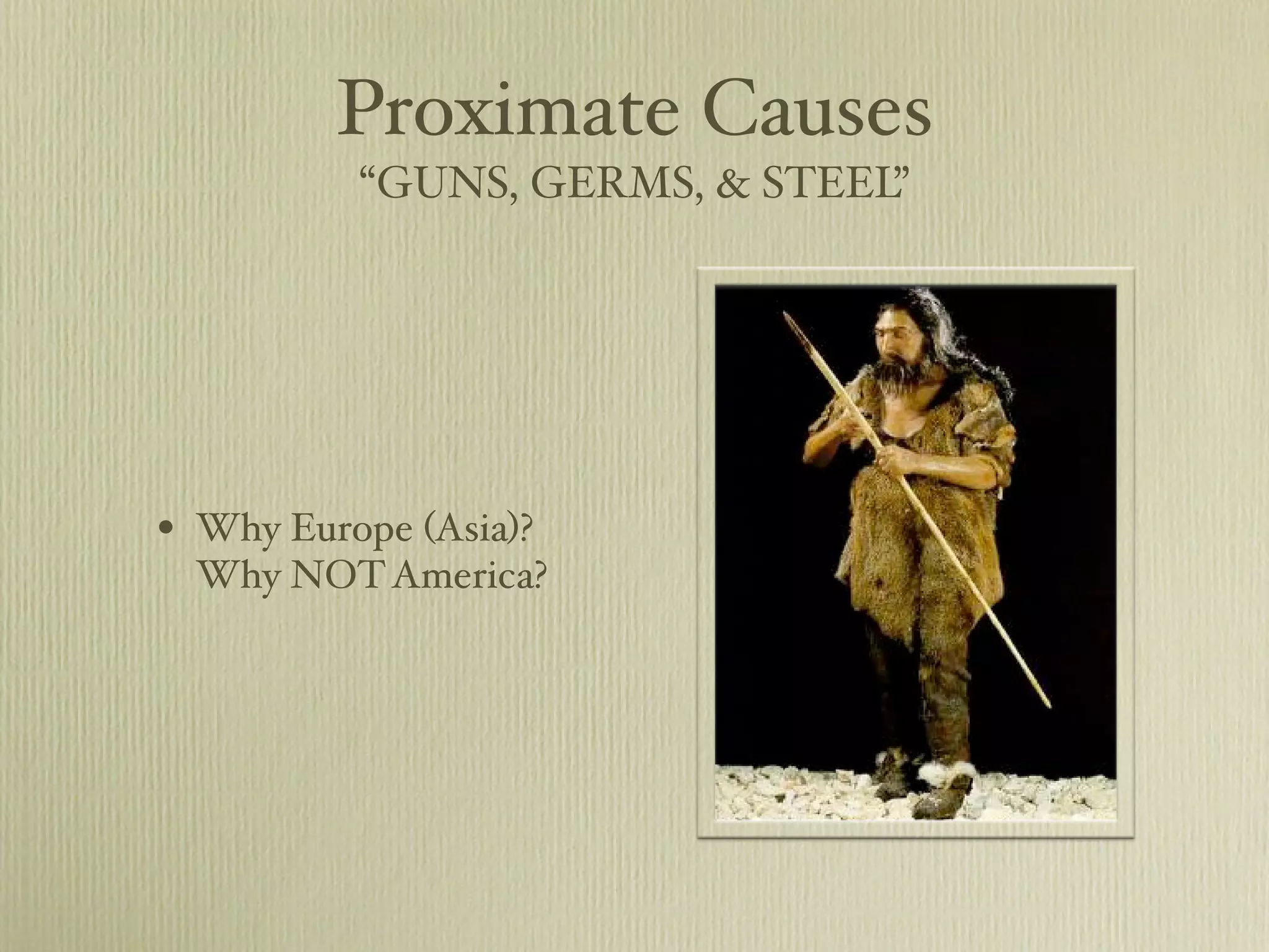 Guns, Germs and Steel | PDF | Pets