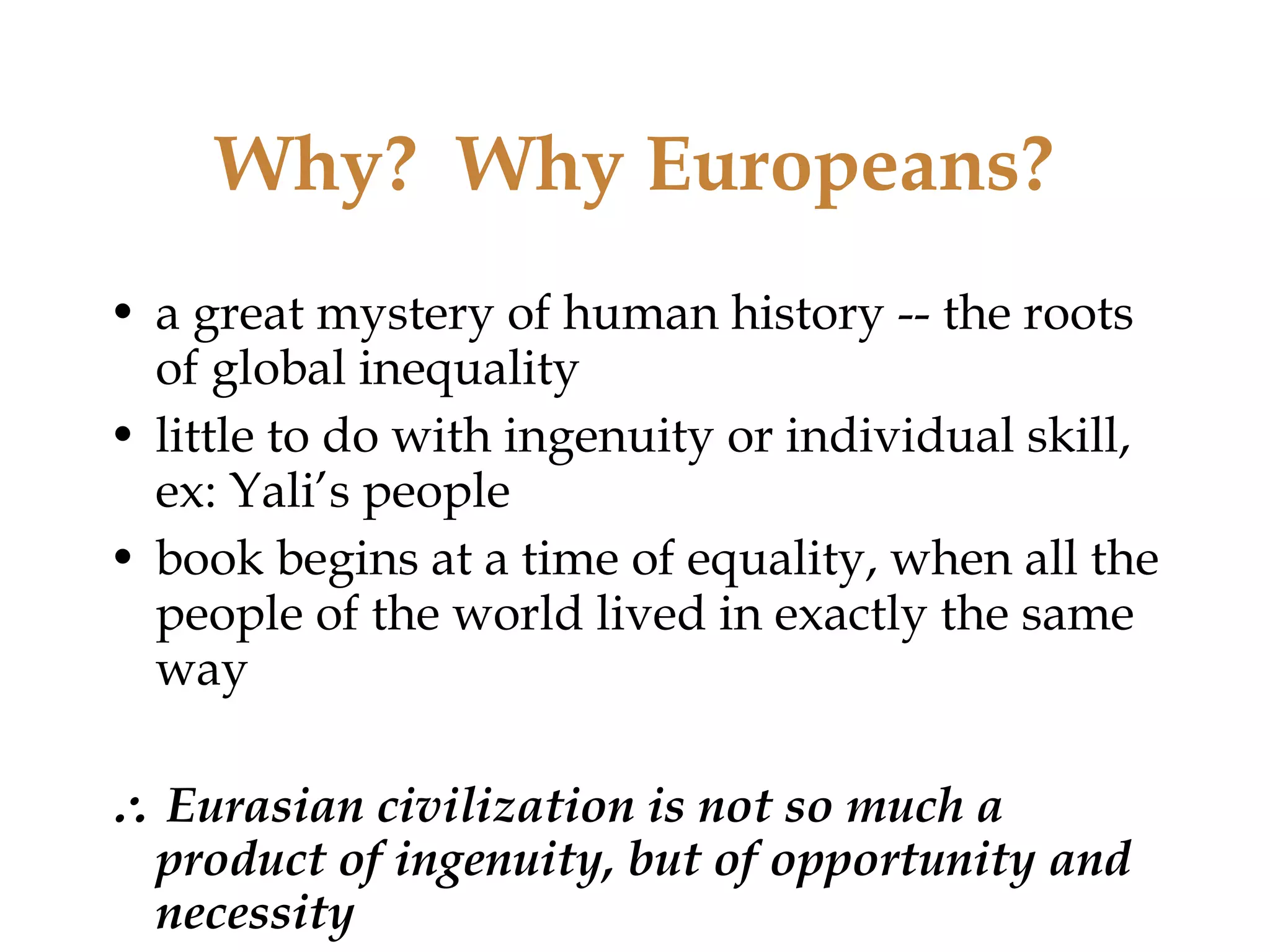 Guns germs steel | PPT