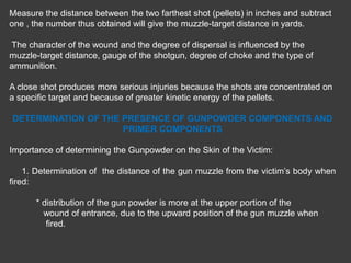 Gunshot and shrapnels | PPT
