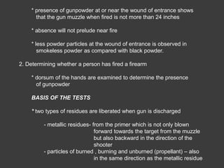 Gunshot and shrapnels | PPT