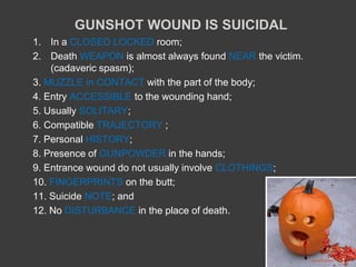 Gunshot and shrapnels | PPTX