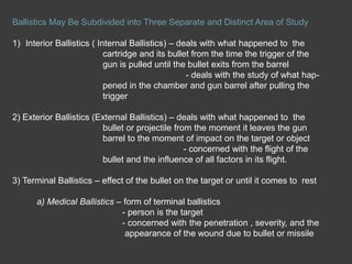 Gunshot and shrapnels | PPT