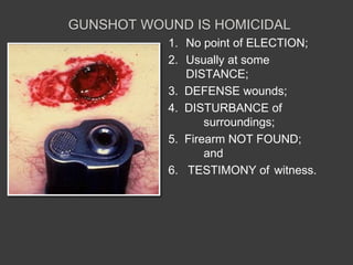 Gunshot and shrapnels | PPTX