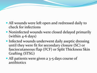 Evaluation and Management of Wartime Civilian Gunshot Wounds of ...