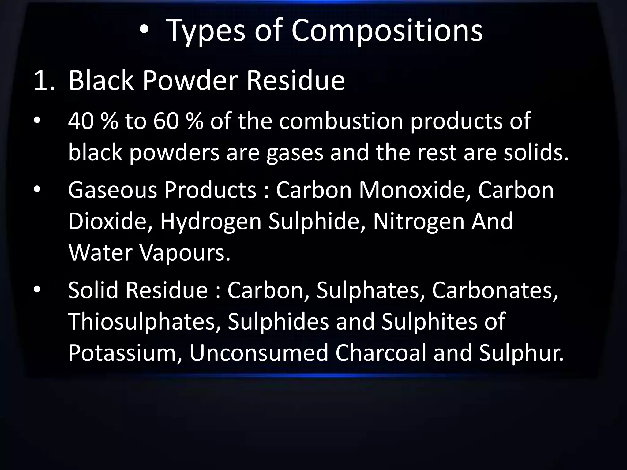 Gun shot residue | PPTX
