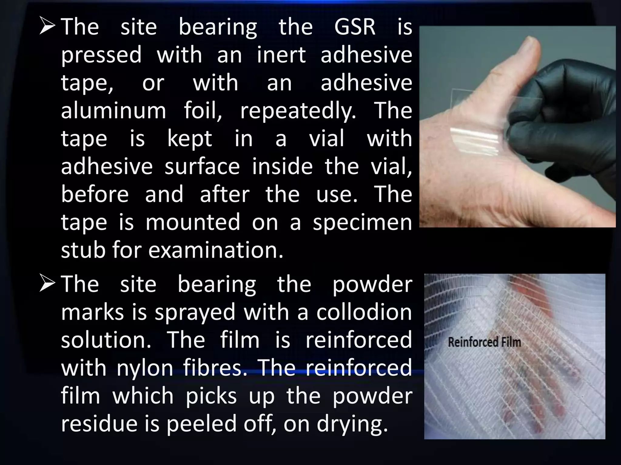 Gun shot residue | PPTX