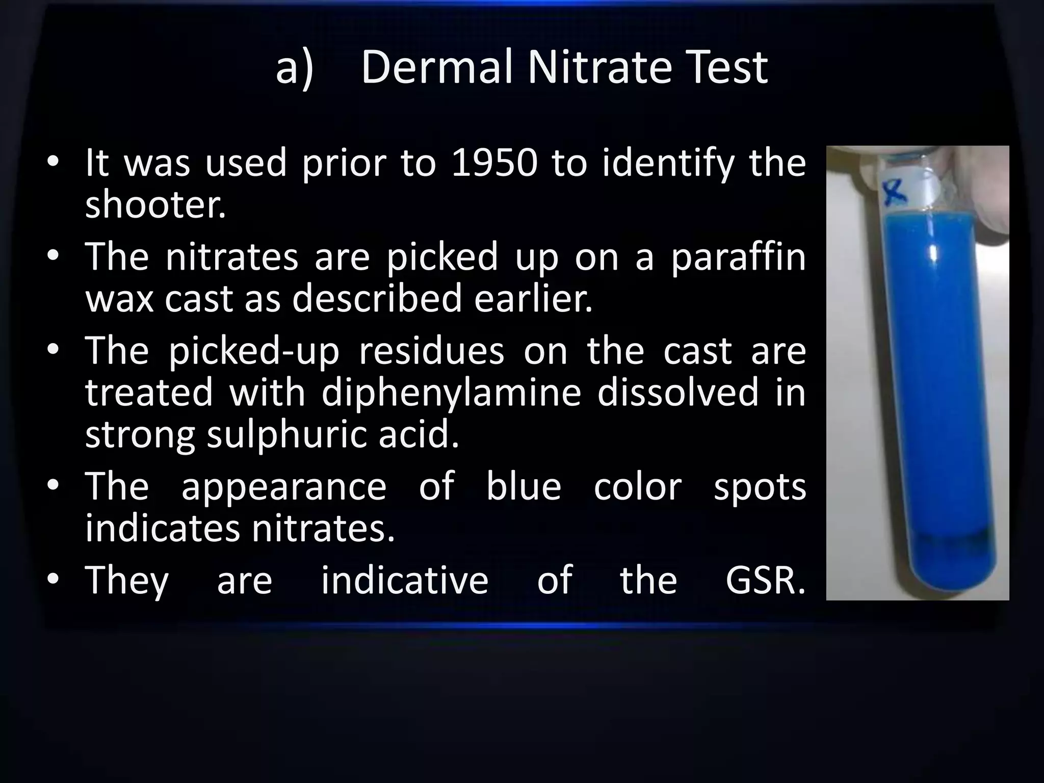 Gun shot residue | PPTX