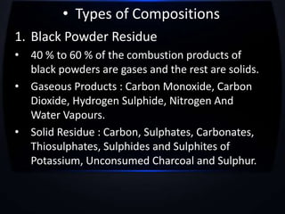 Gun shot residue | PPTX