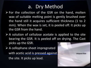 Gun shot residue | PPTX
