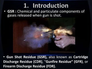 Gun shot residue | PPTX