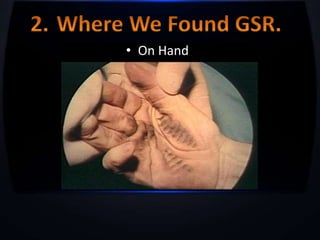 Gun shot residue | PPTX