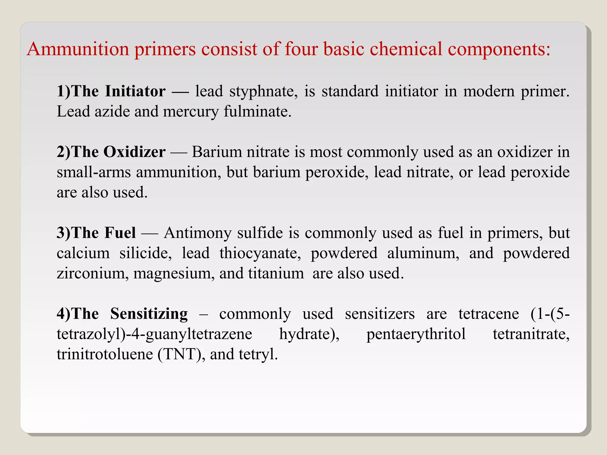 Gunshot residue, forensic analysis and interpretation ppt 03 | PPT