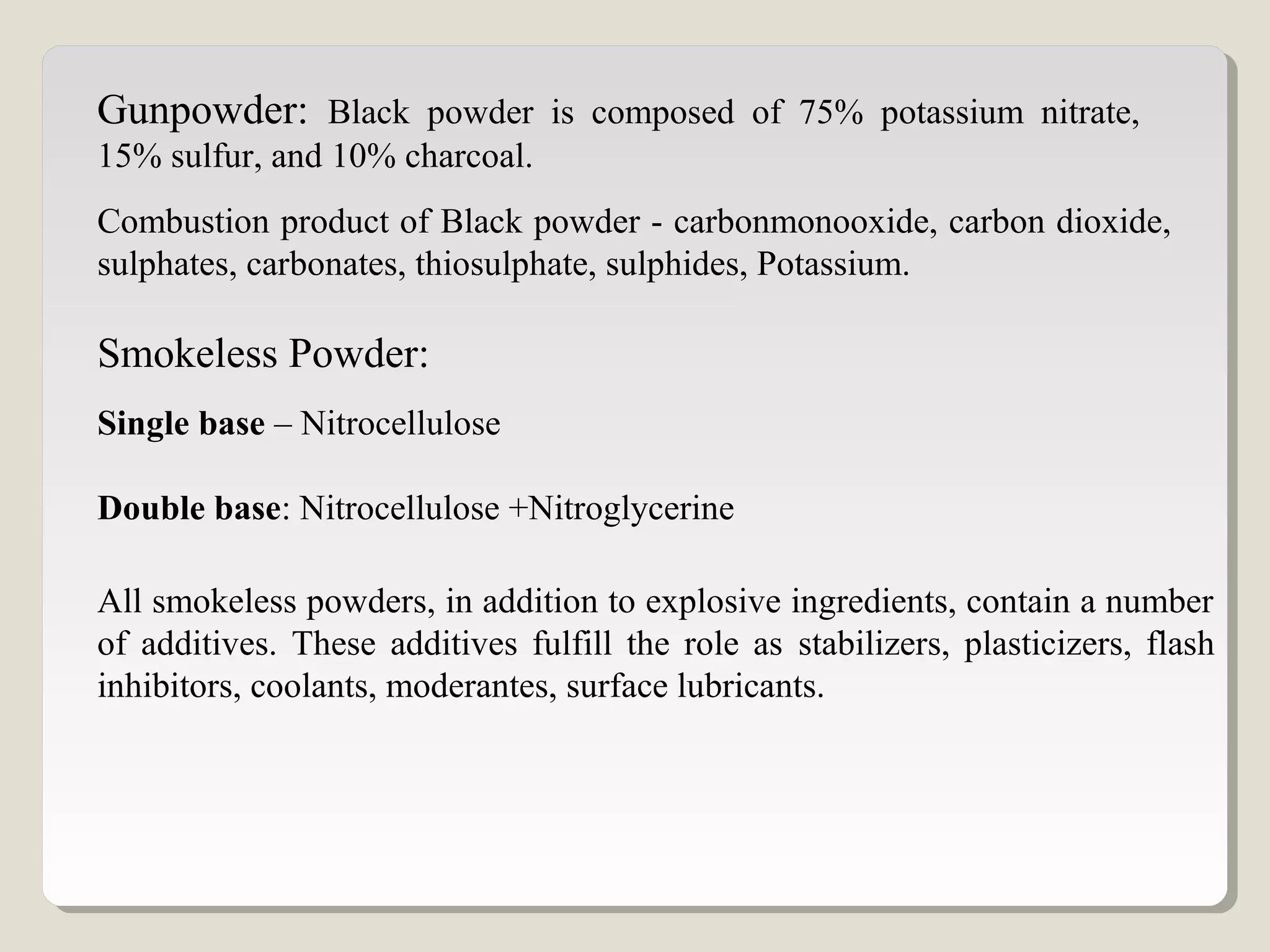 Gunshot residue, forensic analysis and interpretation ppt 03 | PPT