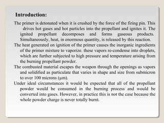 Gunshot residue, forensic analysis and interpretation ppt 03 | PPT ...