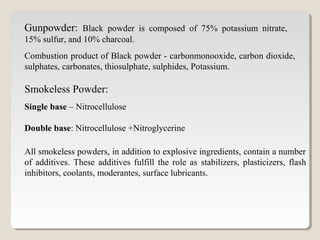 Gunshot residue, forensic analysis and interpretation ppt 03 | PPT