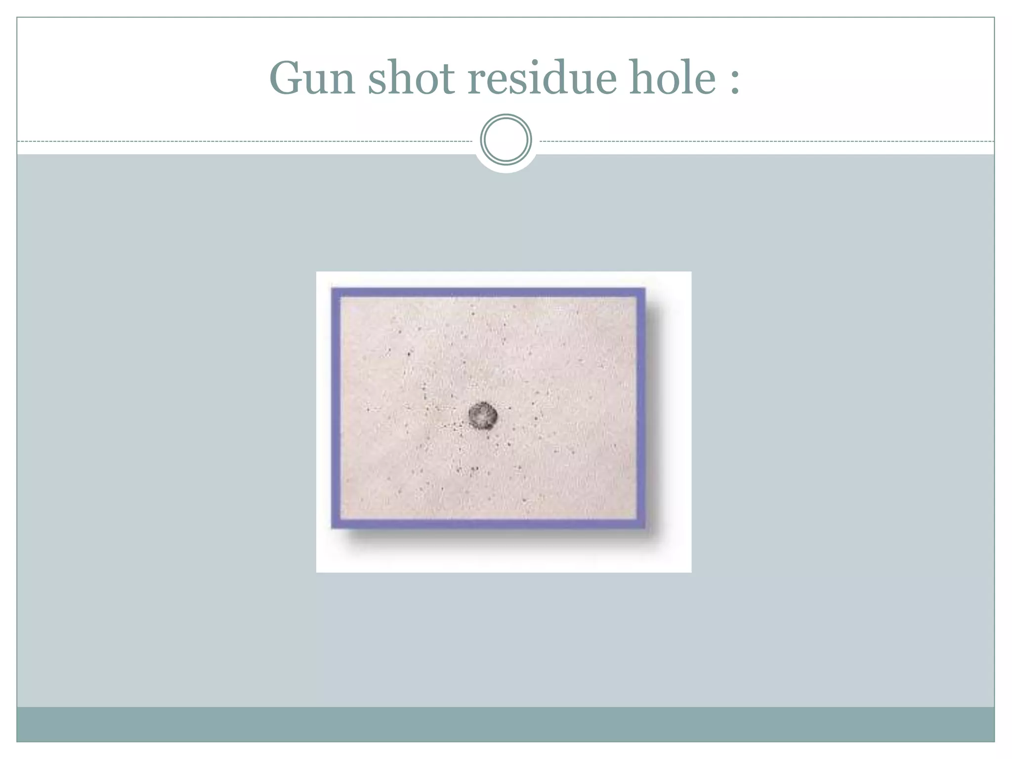 Chemical tests for GSR | PPTX