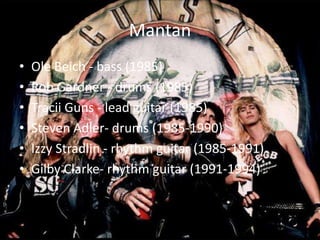 Guns n’ roses cllaudia | PPT